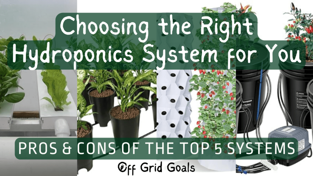 Choosing the Right Hydroponics System for You – Off Grid Goals
